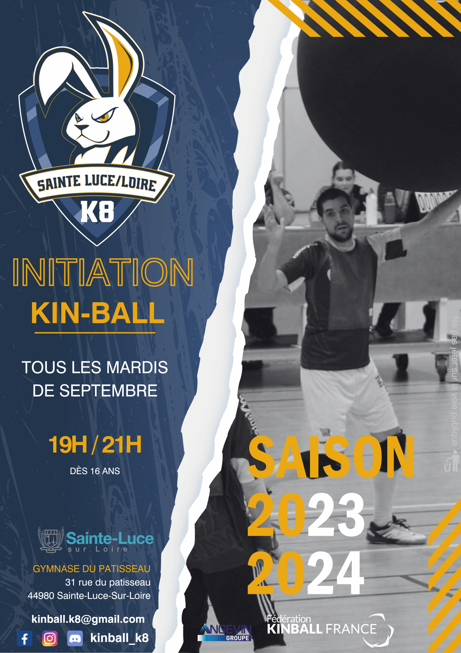 KIN-BALL K8 - Sainte-Luce-sur-Loire | Accueil